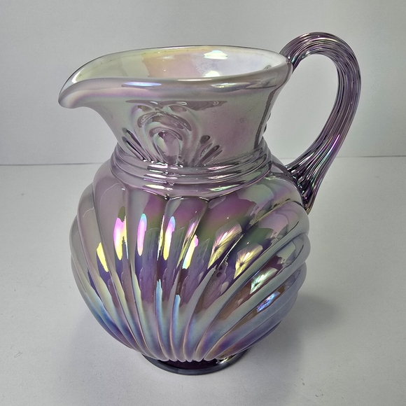 Fenton | Art | Fenton Iridescent Violet Lilac Lavender Purple Overlay ...